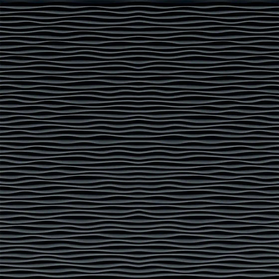 Pannelli Decorativi Per Controsoffitto 60x60 Cm Onde Nere